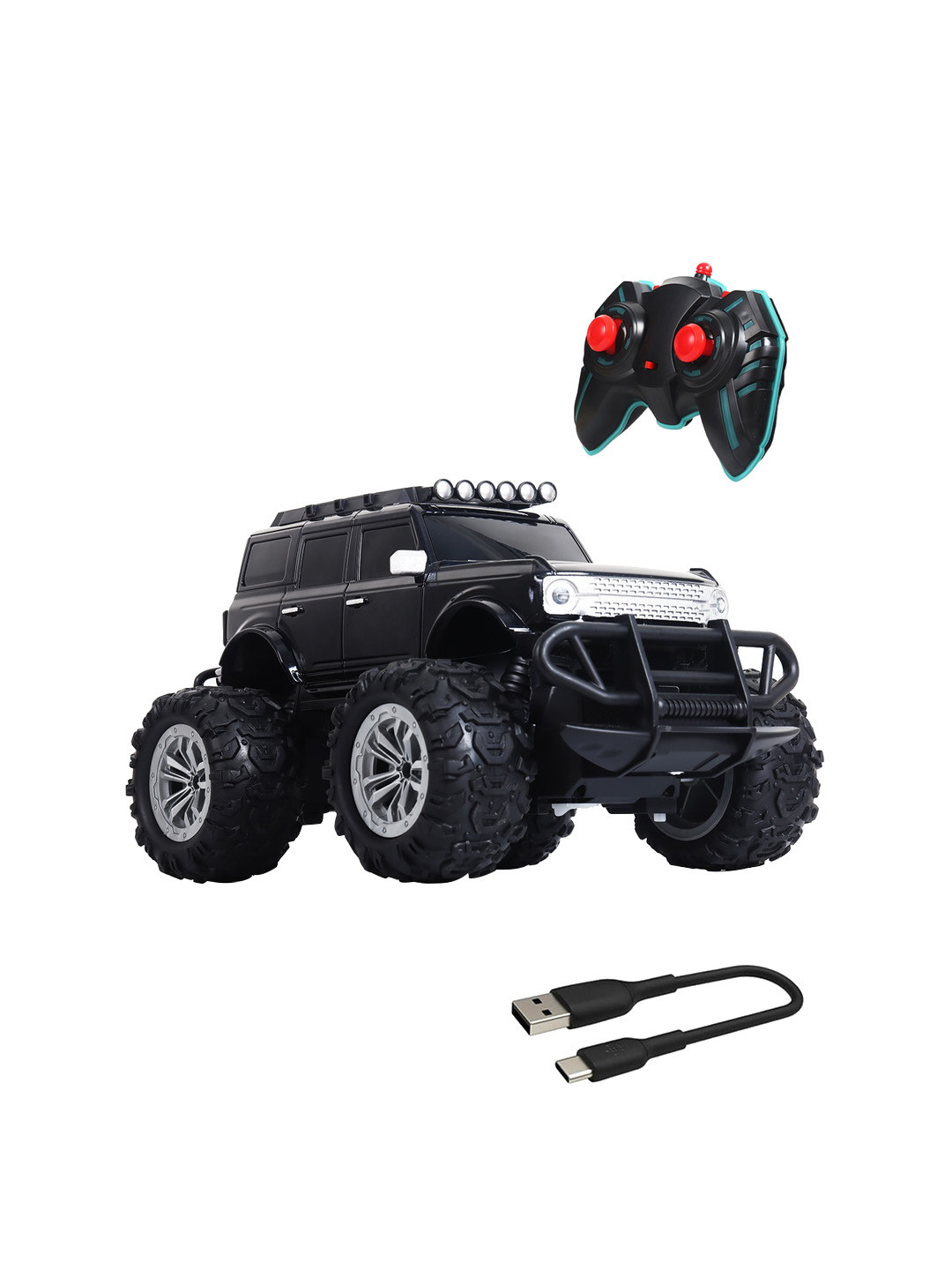 Buy WEMBLEY Kids Black Rechargeable Remote Control Car - Toy Vehicles ...