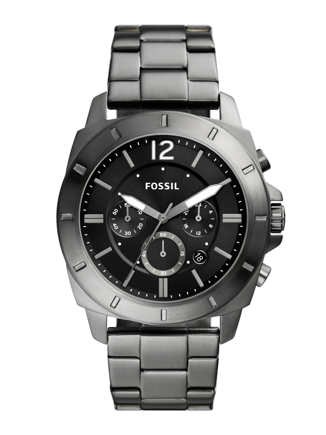 Buy Fossil Privateer Men Stainless Steel Bracelet Style Analogue Multi ...