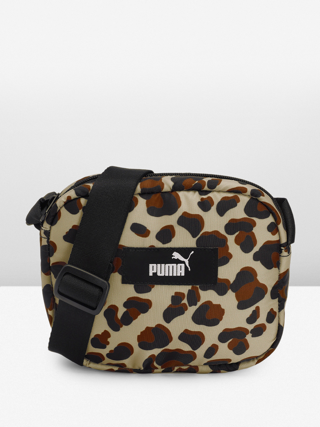 Buy Puma Animal Printed Structured Crossbody Sling Bag - Handbags for ...