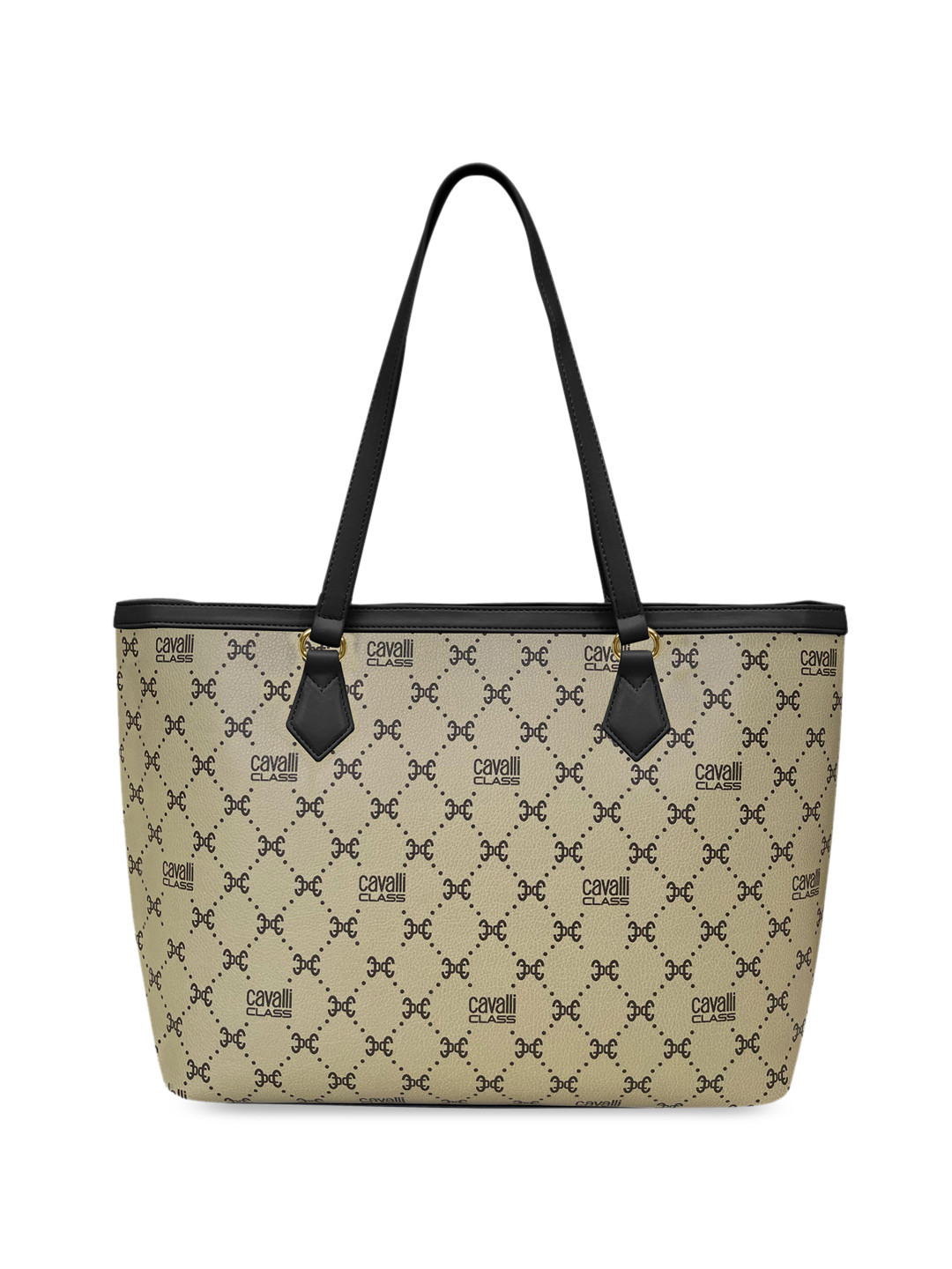 Buy Cavalli Class Brand Logo Printed Structured Shoulder Bag - Handbags ...