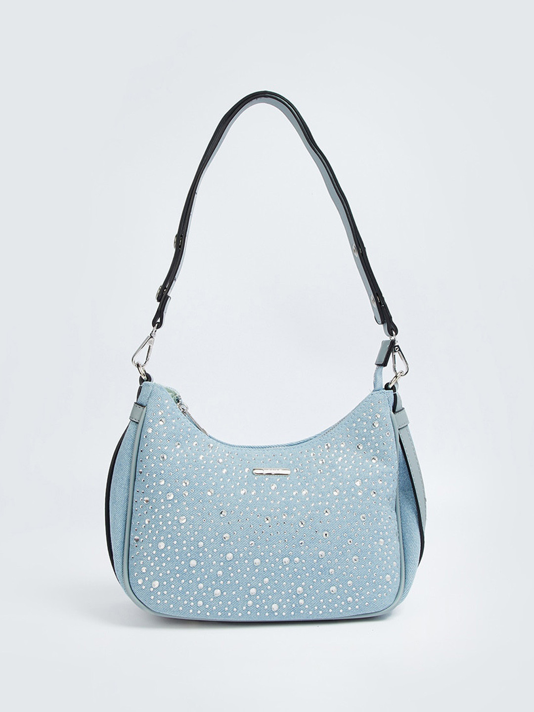 Buy Ginger By Lifestyle Embellished Structured Shoulder Bag - Handbags ...