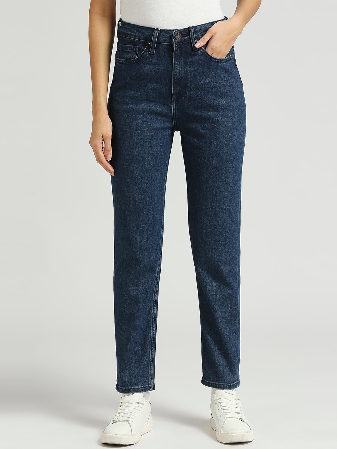 Buy Pepe Jeans Women Relaxed Fit High Rise Stretchable Jeans - Jeans ...