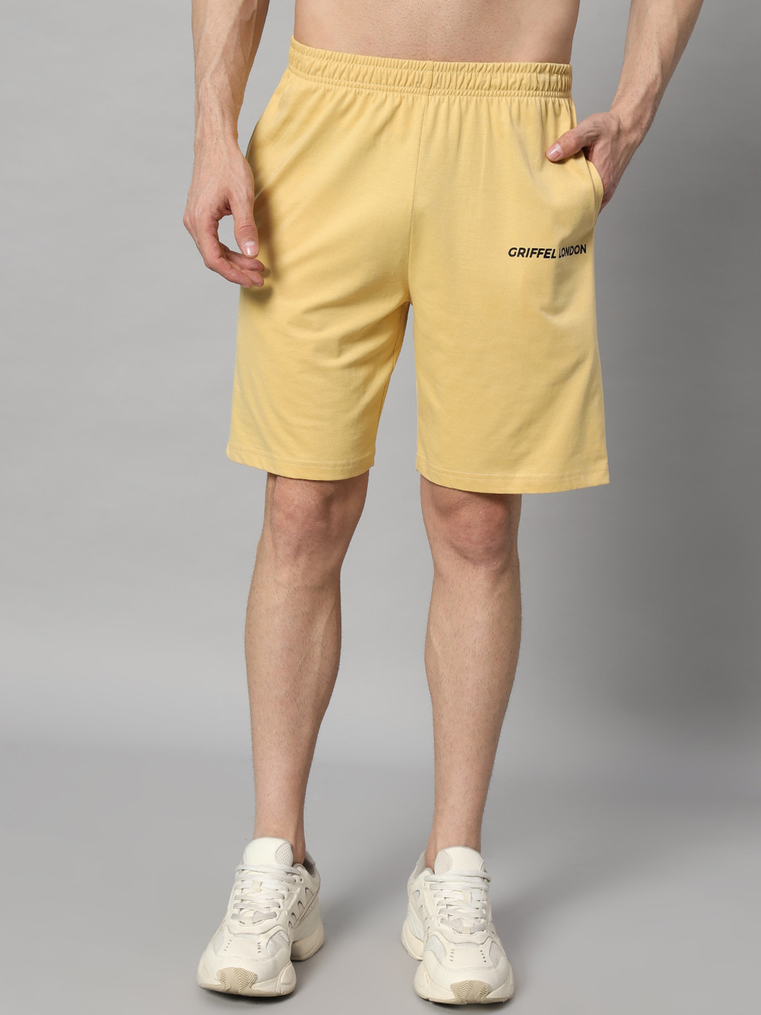 Buy GRIFFEL Men High Rise Cotton Shorts - Shorts for Men 28174584 | Myntra
