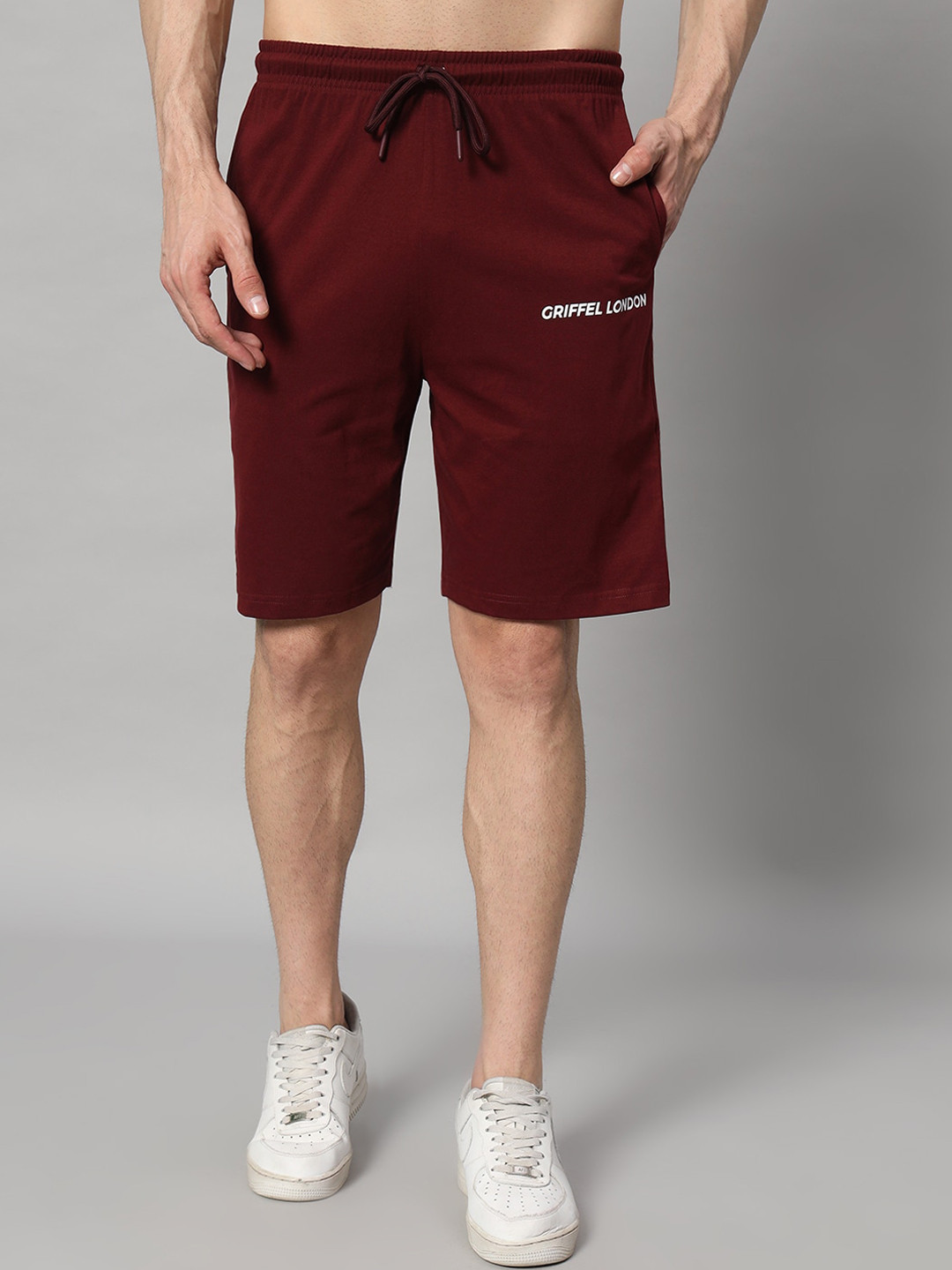 Buy GRIFFEL Men High Rise Cotton Shorts - Shorts for Men 28174590 | Myntra