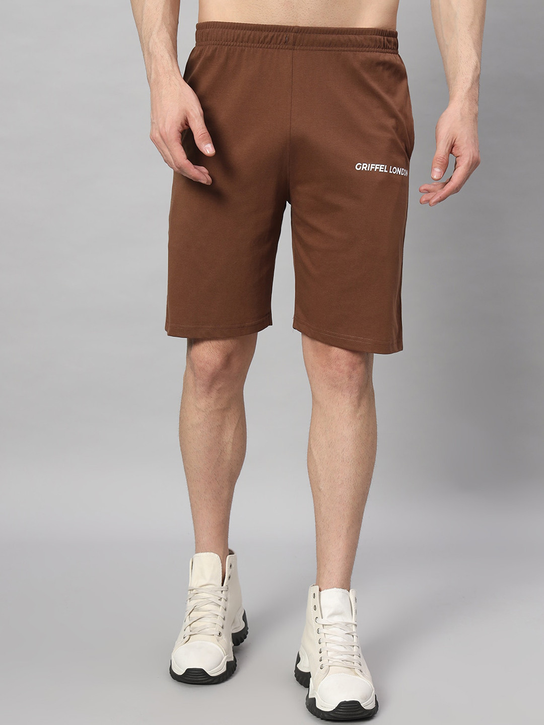 Buy GRIFFEL Men High Rise Cotton Sports Shorts - Shorts for Men ...