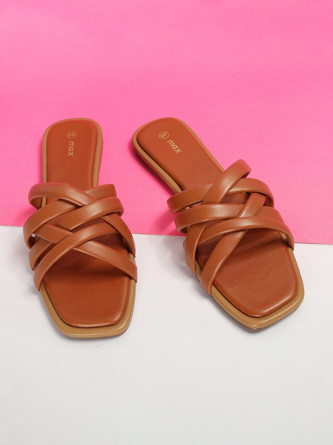Buy Max Open Toe Flats - Flats for Women 28177036 | Myntra
