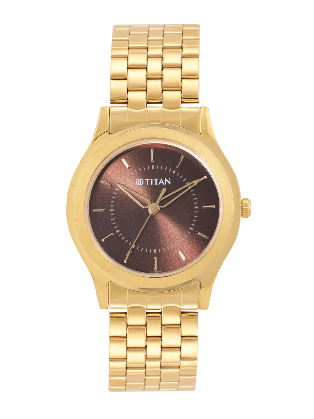 Buy Titan Men Karishma Bracelet Style Analogue Watch 1648YM06 Brown ...