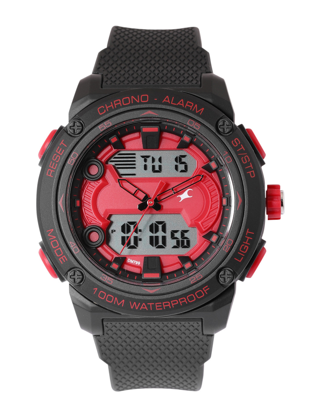 Buy Fastrack Men Analogue And Digital Multi Function Watch 38065PP04 ...