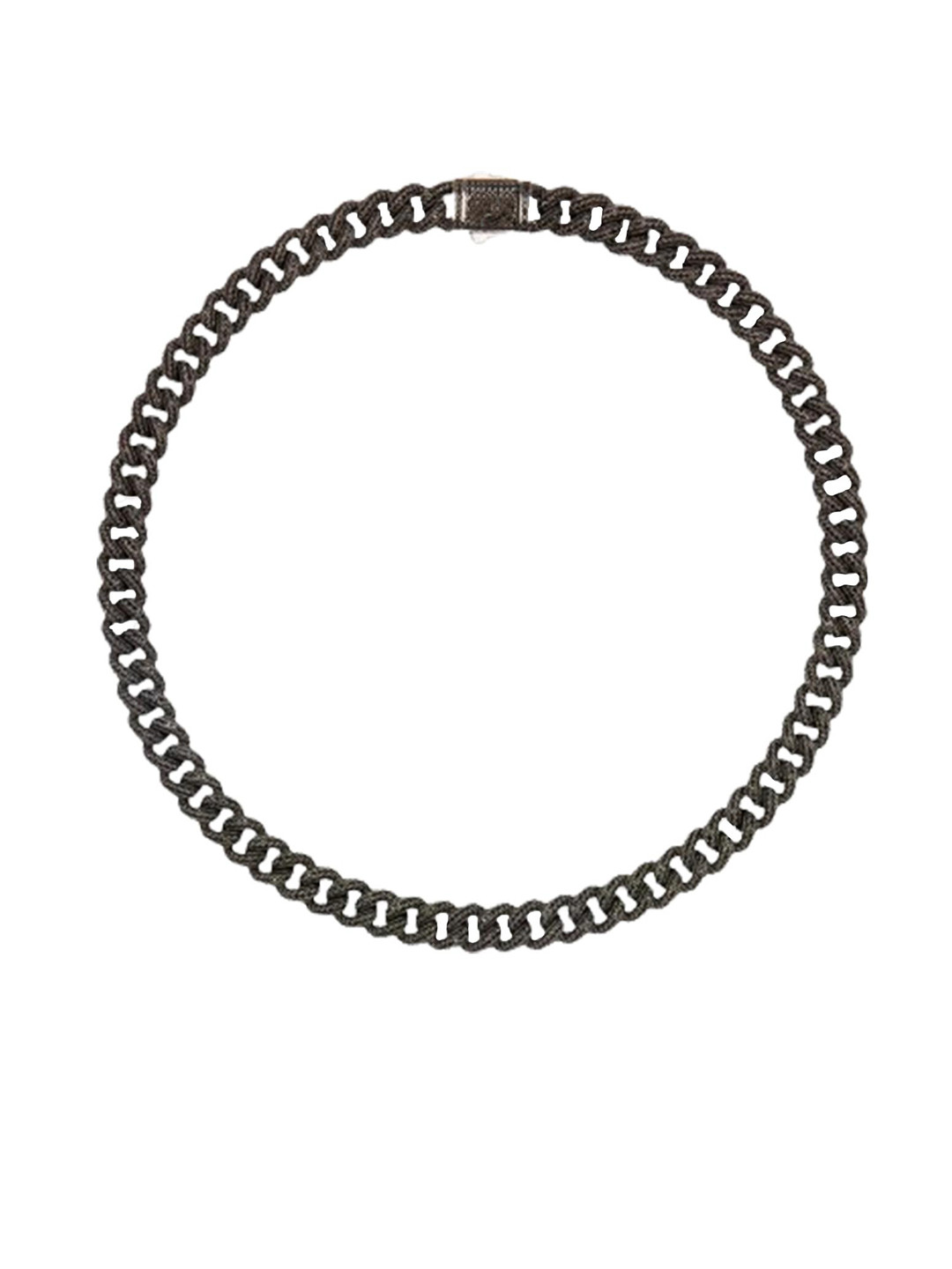 Buy Drip Project Men Brass Rhodium Plated Minimal Chain - Necklace And ...