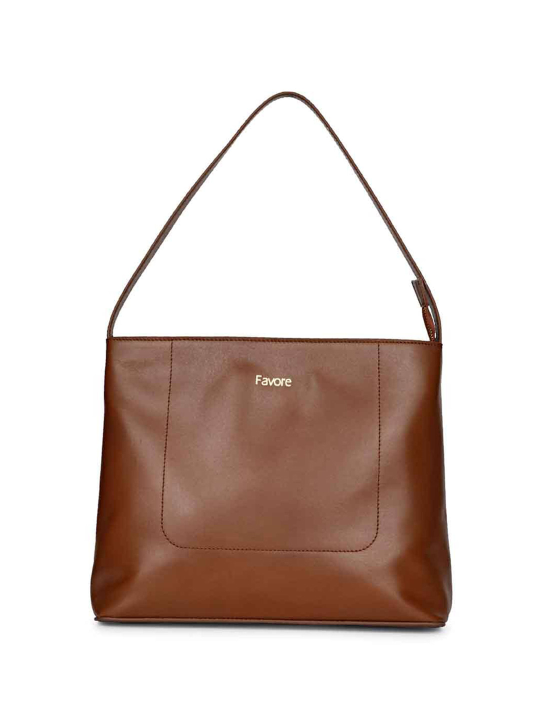 Buy Favore Leather Structured Shoulder Bag - Handbags for Women ...