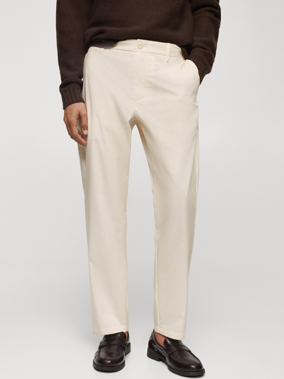Buy MANGO MAN Slim Fit Chinos - Trousers for Men 28197952 | Myntra