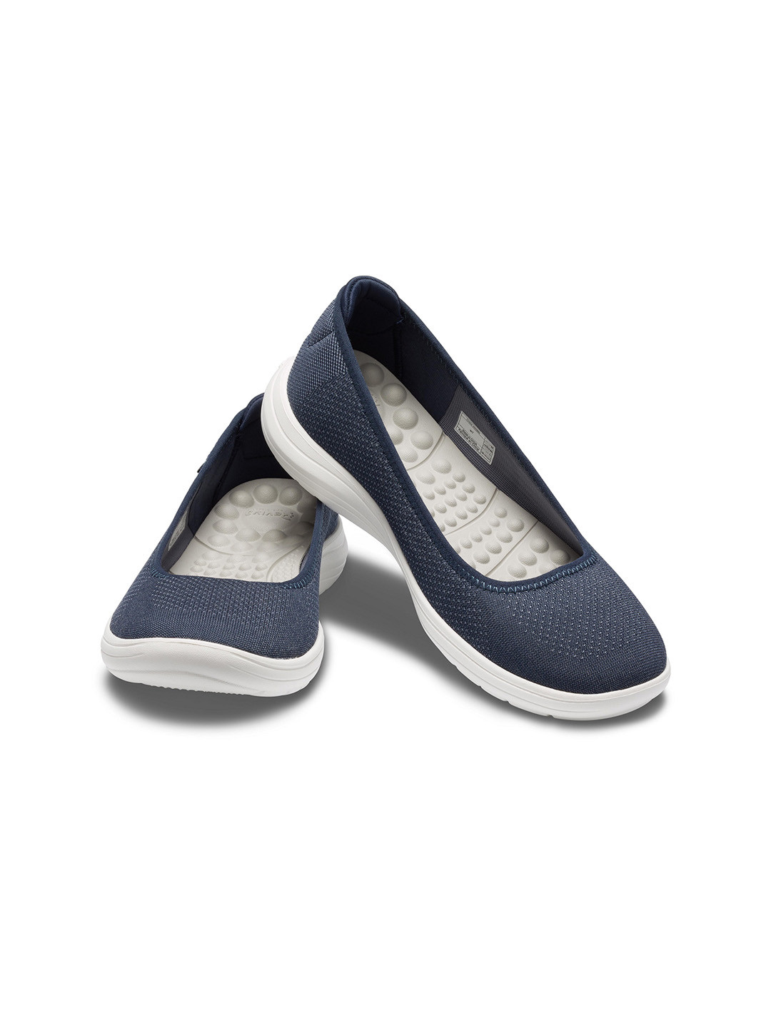 Buy Crocs Textured Canvas Ballerinas - Flats for Women 28207366 | Myntra