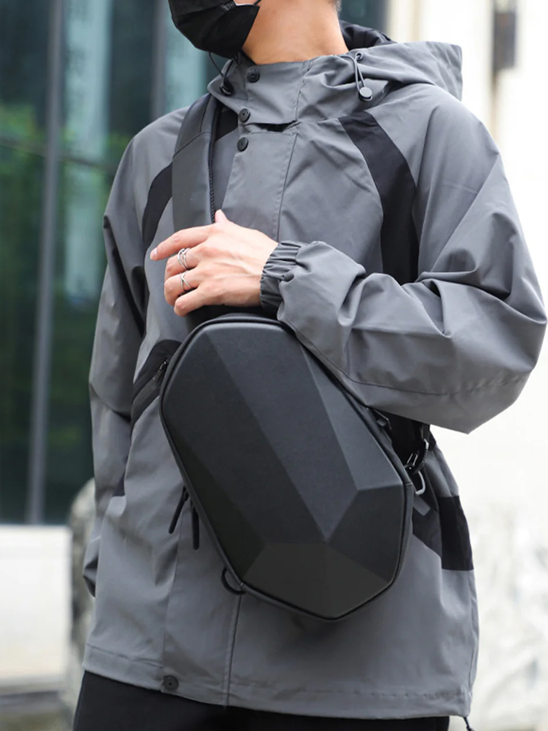 Buy INKMILAN Unisex Textured Crossbody Bag - Backpacks for Unisex ...