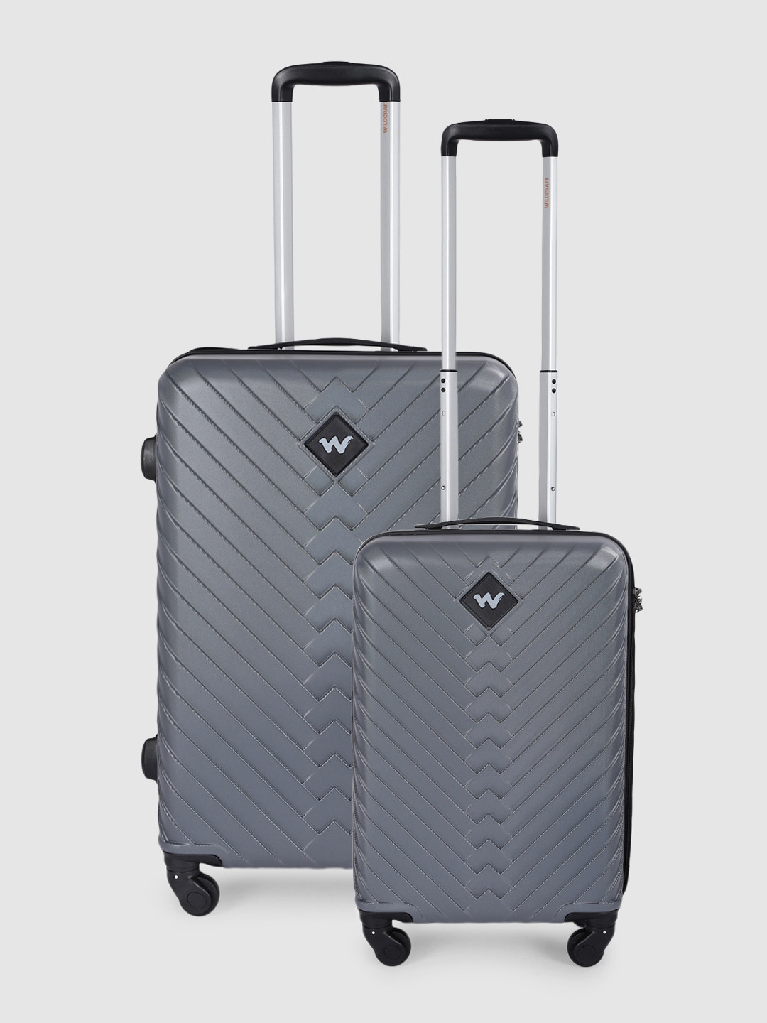 Buy Wildcraft Set Of 2 Citron Trolley Suitcases Cabin & Medium ...