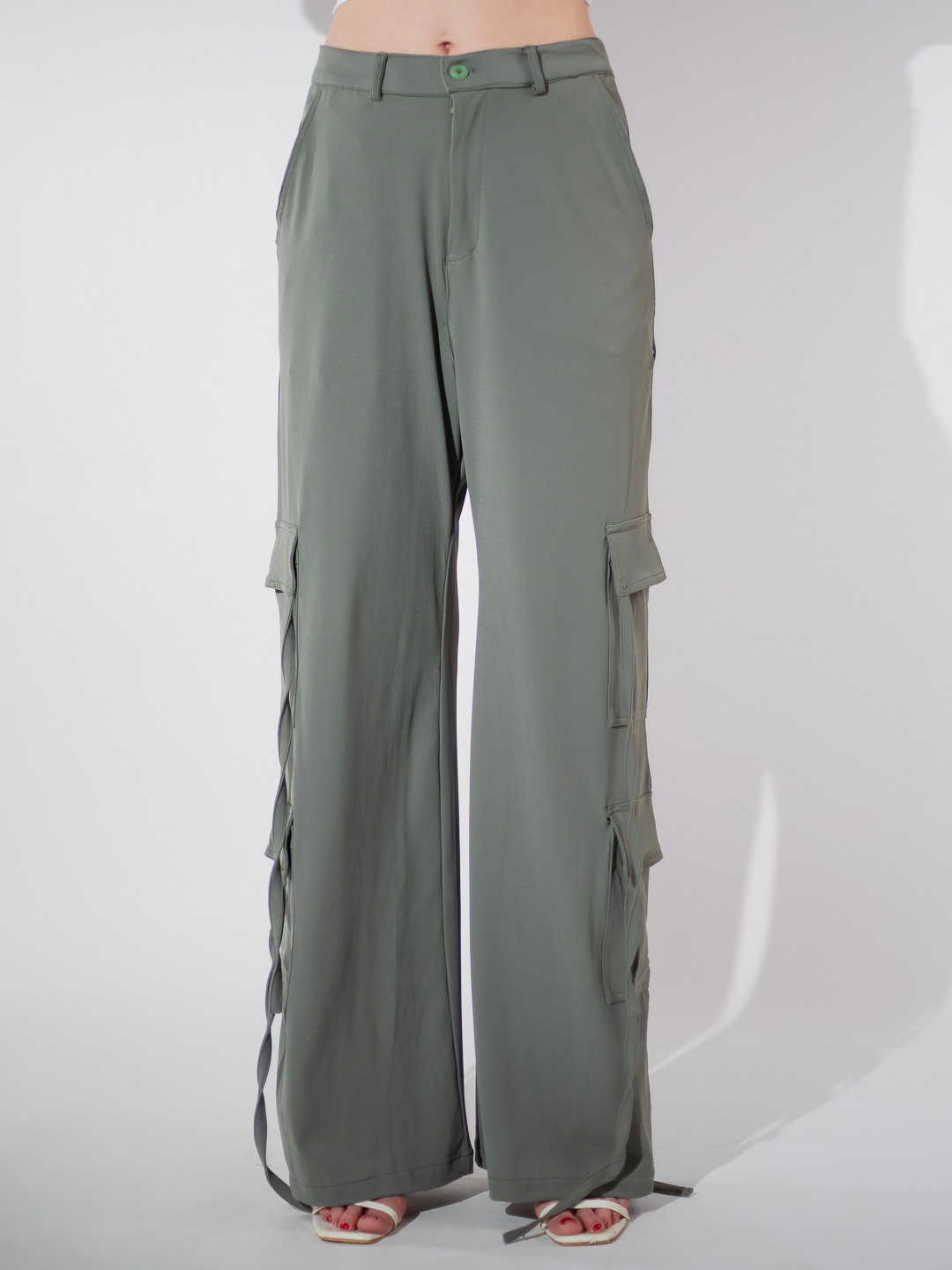 Buy Stylecast X Hersheinbox Women Cotton High Rise Cargos - Trousers ...