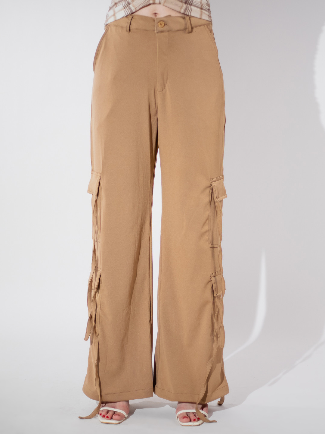 Buy Stylecast X Hersheinbox Women Cotton High Rise Cargos - Trousers ...