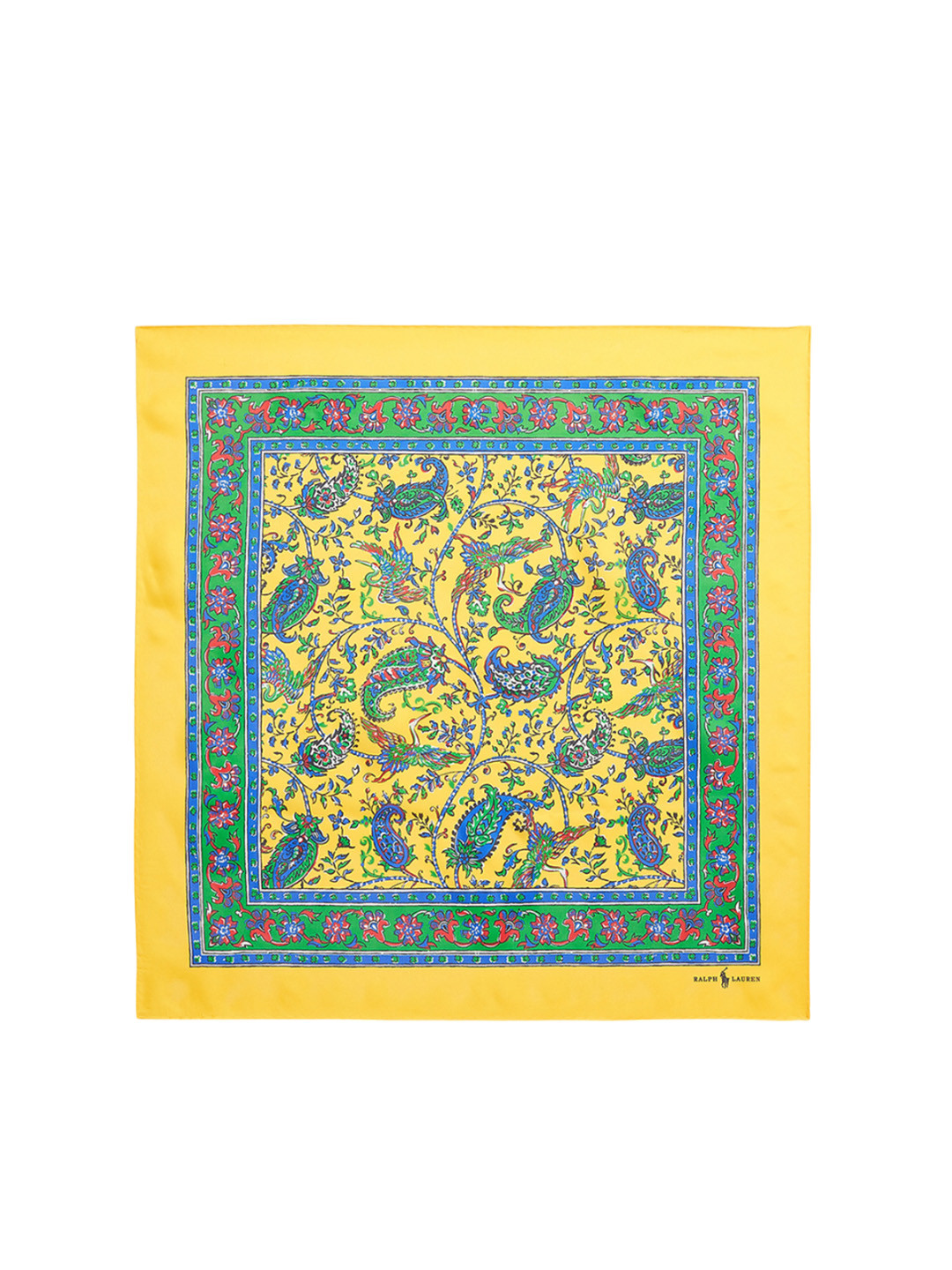 Buy Polo Ralph Lauren Paisley Printed Silk Pocket Squares - Pocket ...