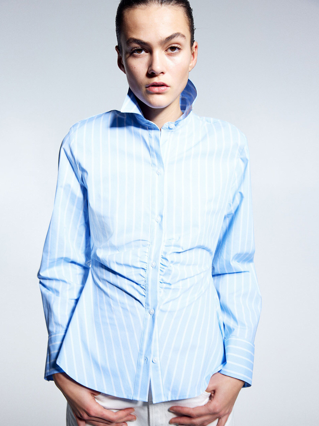 Buy H&M Shoulder Pad Shirt - Shirts for Women 28230370 | Myntra