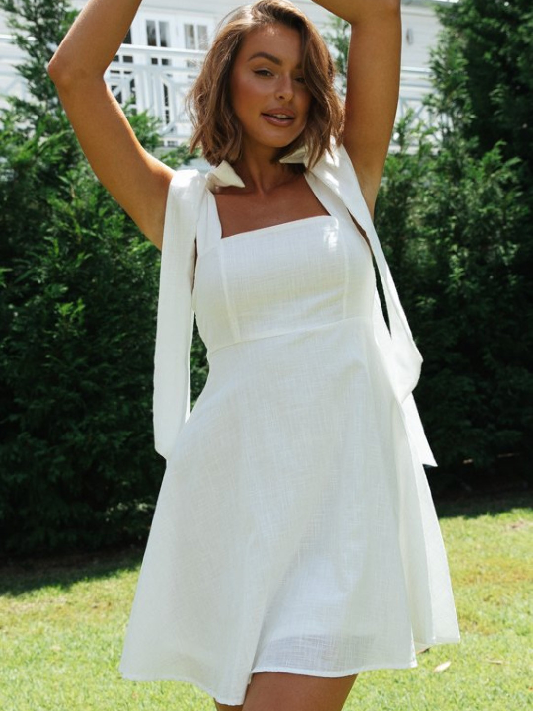 Buy StyleCast Women Shoulder Straps Cotton Fit & Flare Dress - Dresses ...