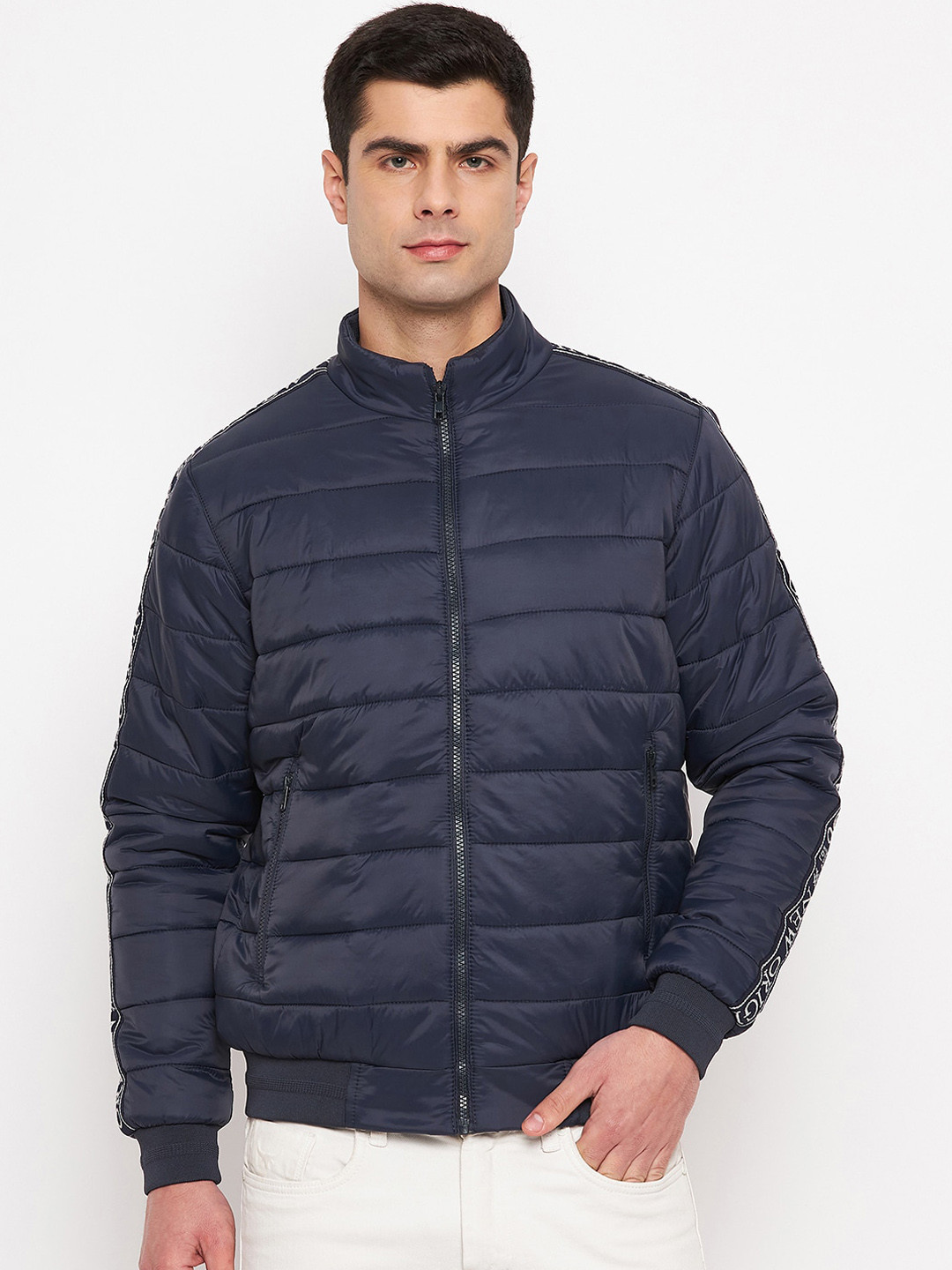 Buy Duke Long Sleeves Mock Collar Puffer Jacket - Jackets for Men ...