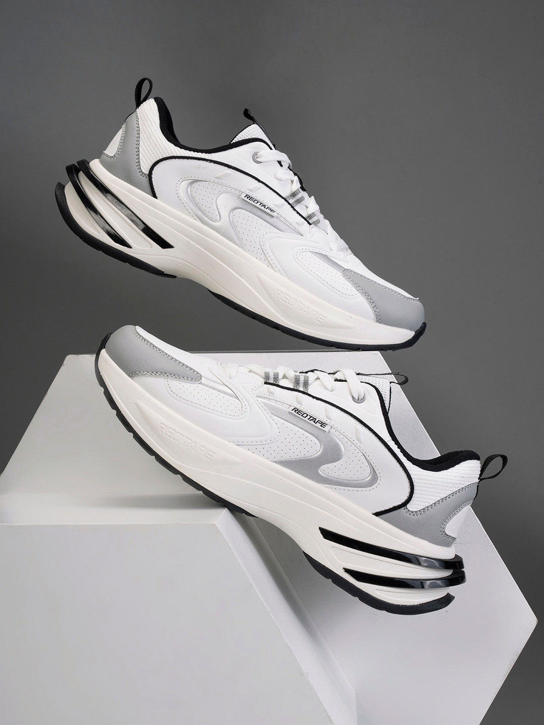 Buy Red Tape Men Textured Lace Up Sneakers - Casual Shoes for Men ...