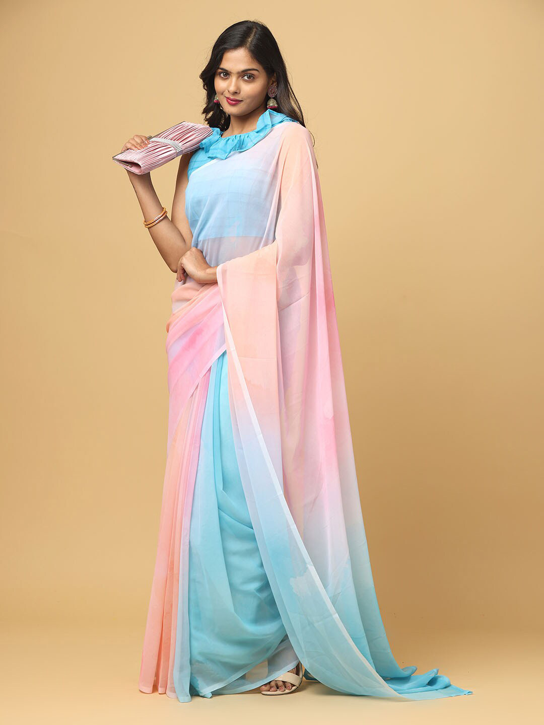 Buy PATLIPALLU Dyed Ombre Saree - Sarees for Women 28261618 | Myntra