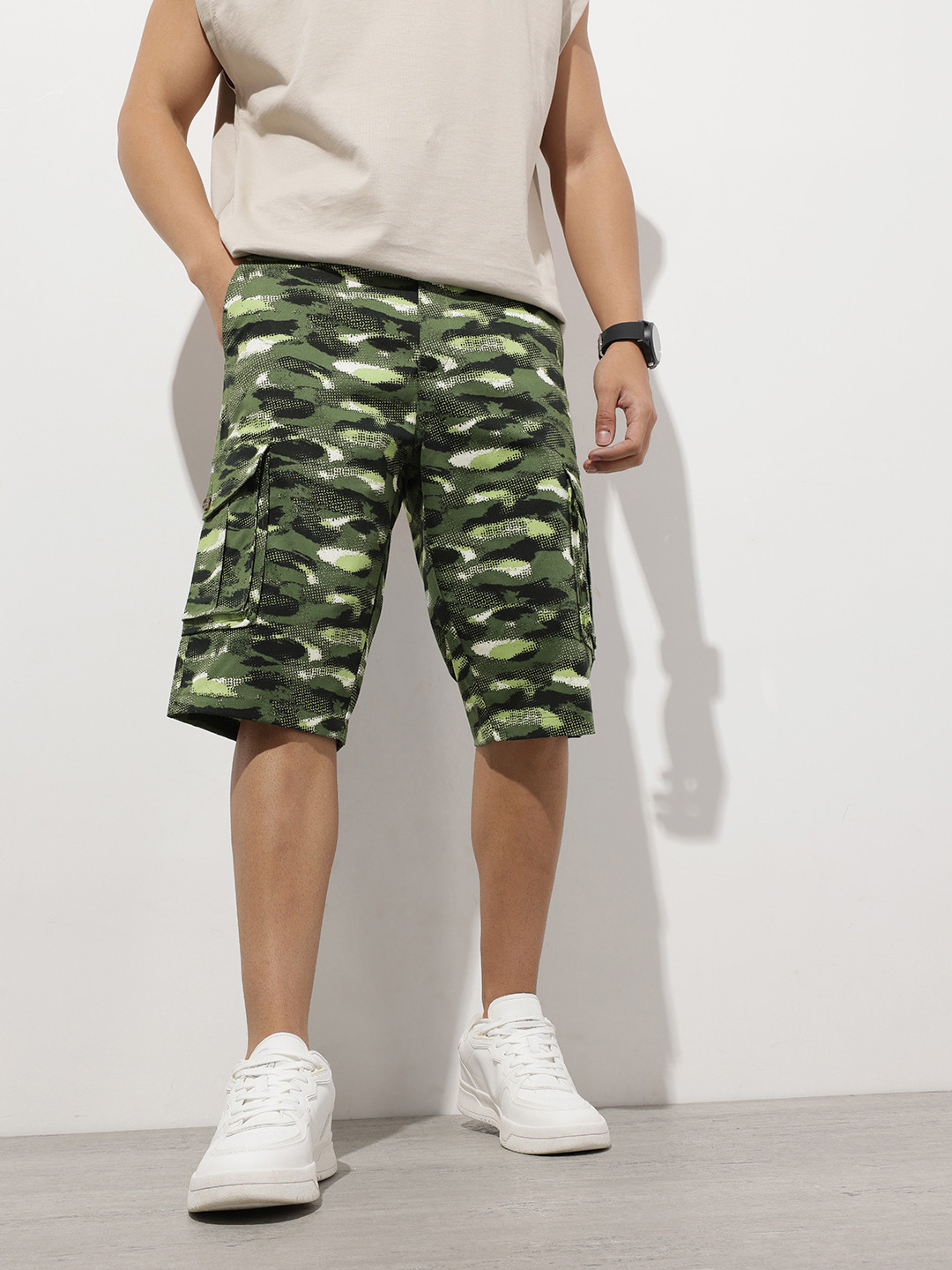 Buy Kook N Keech Men Camo Printed Cargo Shorts - Shorts for Men ...