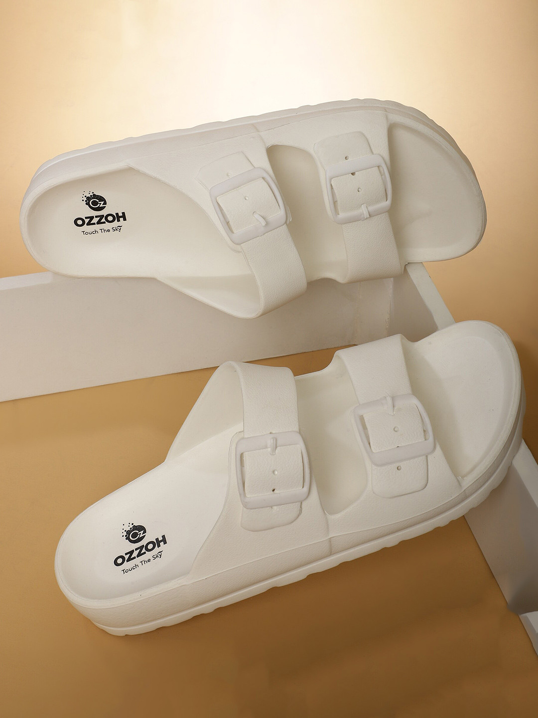 Buy OZZOH Men Open Toe Sliders - Flip Flops for Men 28275914 | Myntra