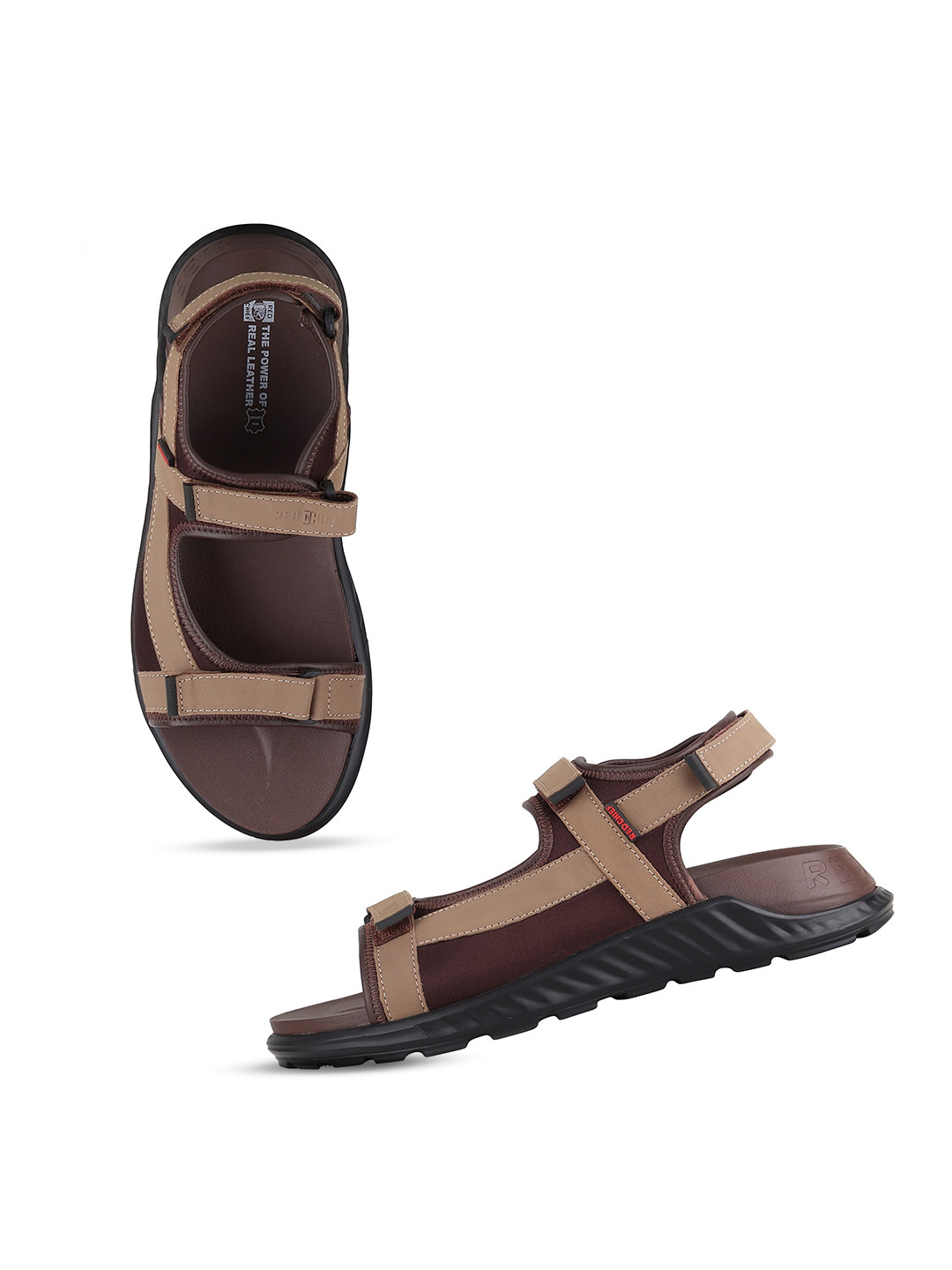 Buy Red Chief Leather Comfort Sandals - Sandals for Men 28276522 | Myntra