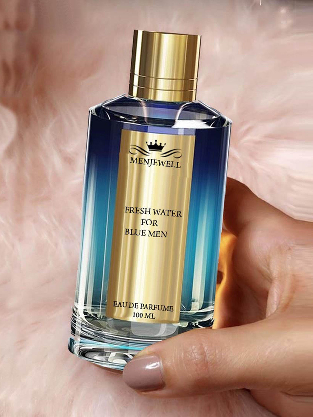 Buy Menjewell Fresh Water For Blue Men Long Lasting Eau De Parfum 100 ...