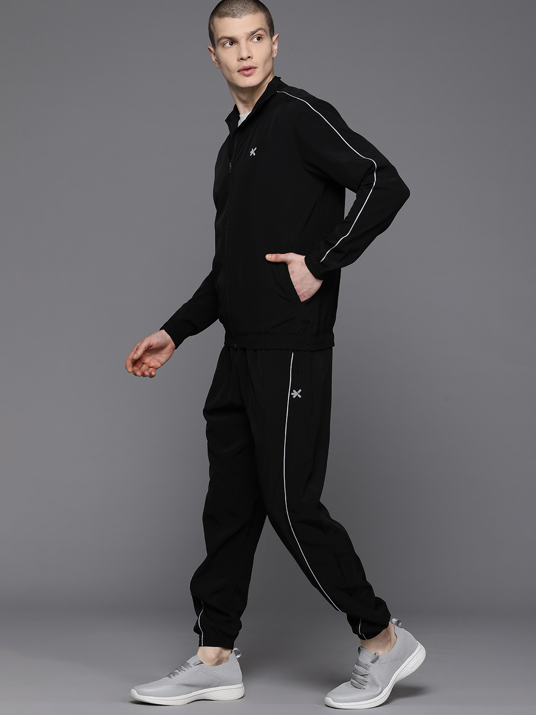 Buy HRX By Hrithik Roshan Men Rapid Dry Sports Tracksuit - Tracksuits ...