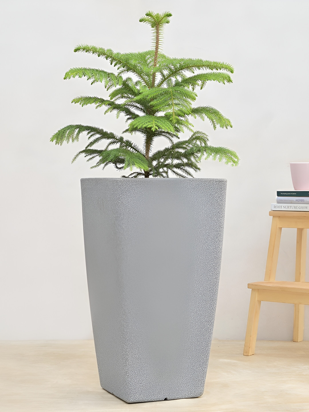 Buy UGAOO Grey Paris Stone Small Planter - Planters for Unisex 28325048 ...