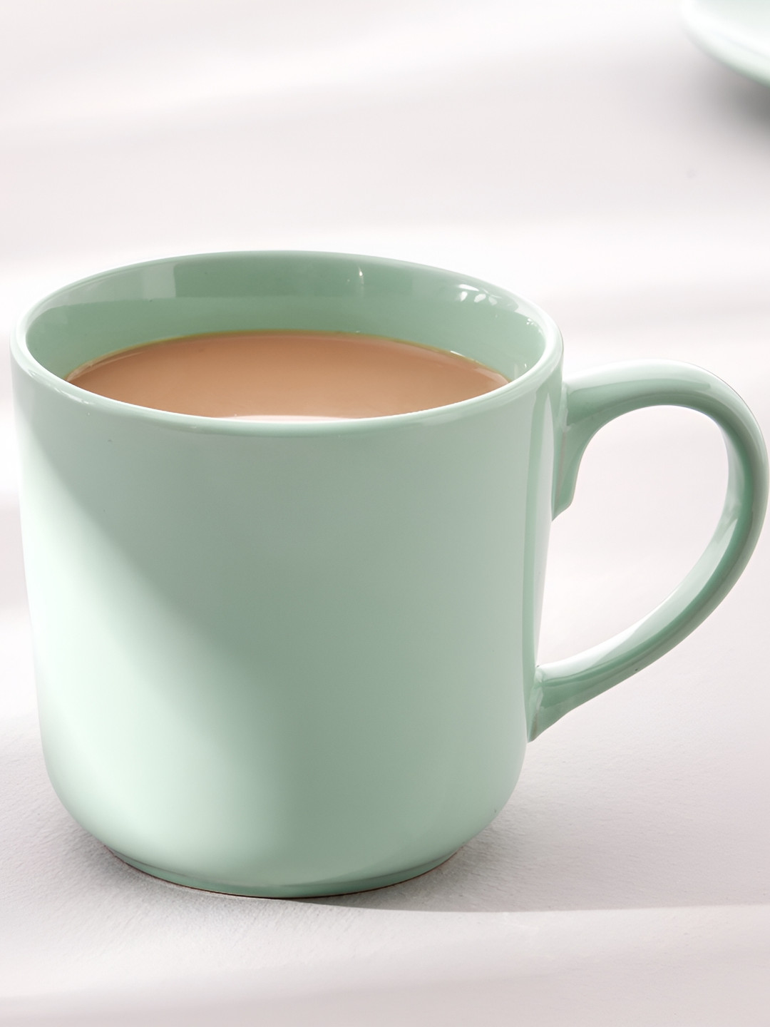 Buy Home Centre Colour Refresh Green Glossy Mug 360 Ml - Cups And Mugs ...