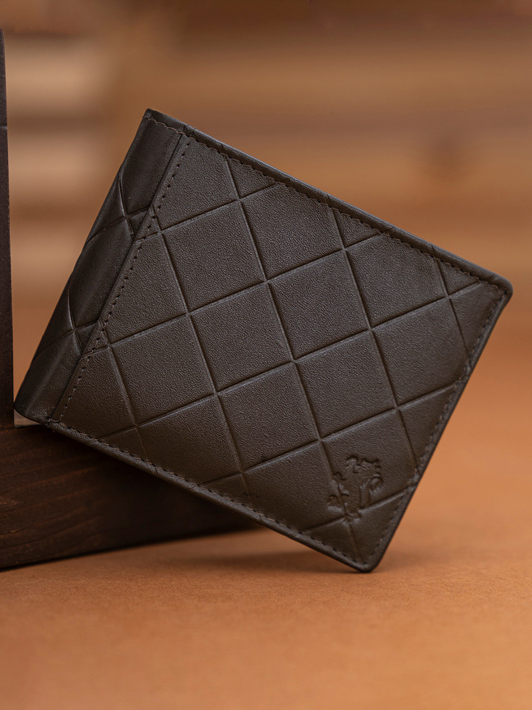 Buy Red Tape Men Geometric Textured RFID Leather Two Fold Wallet ...