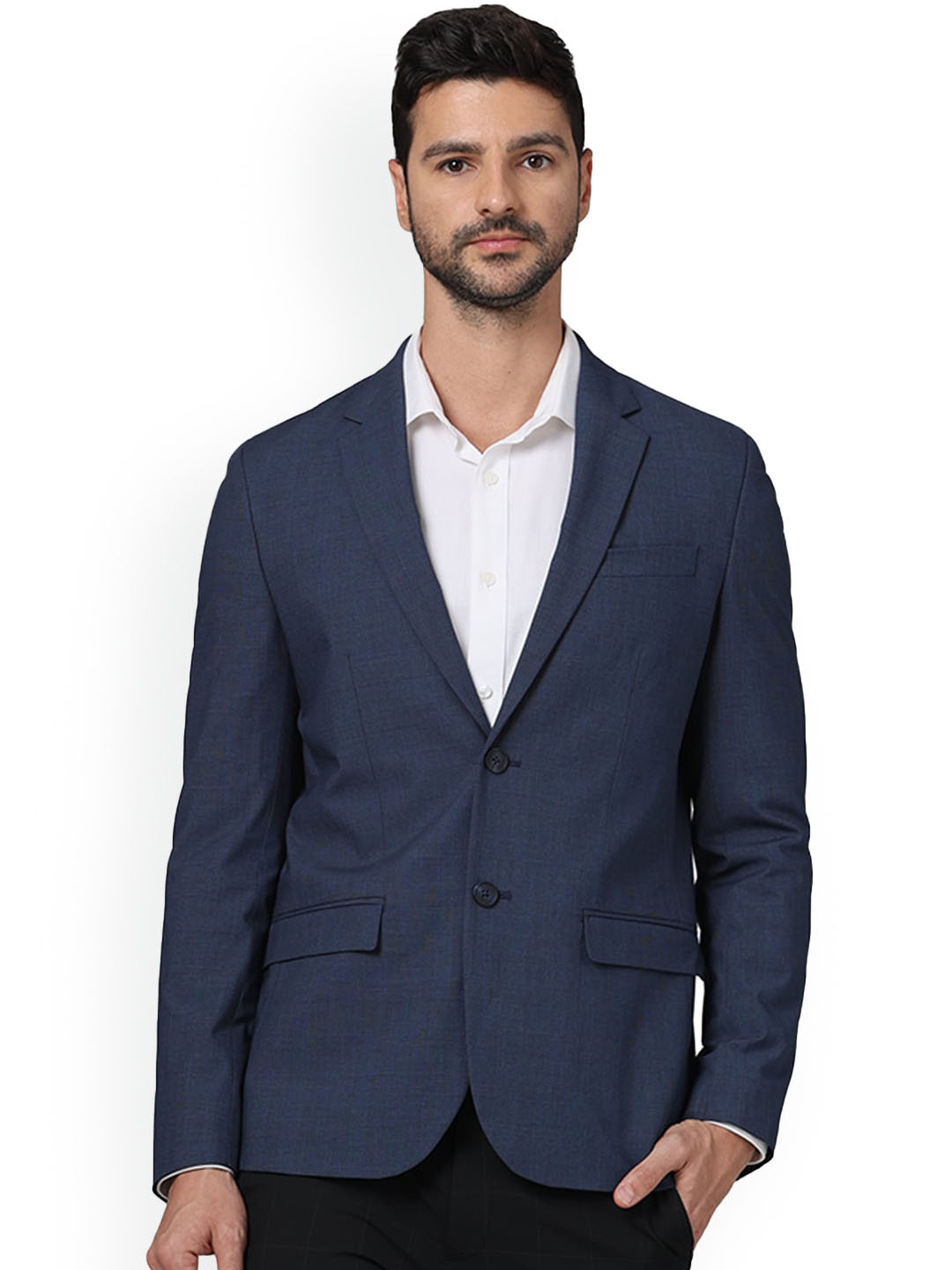 Buy Celio Slim Fit Single Breasted Casual Blazer - Blazers for Men ...