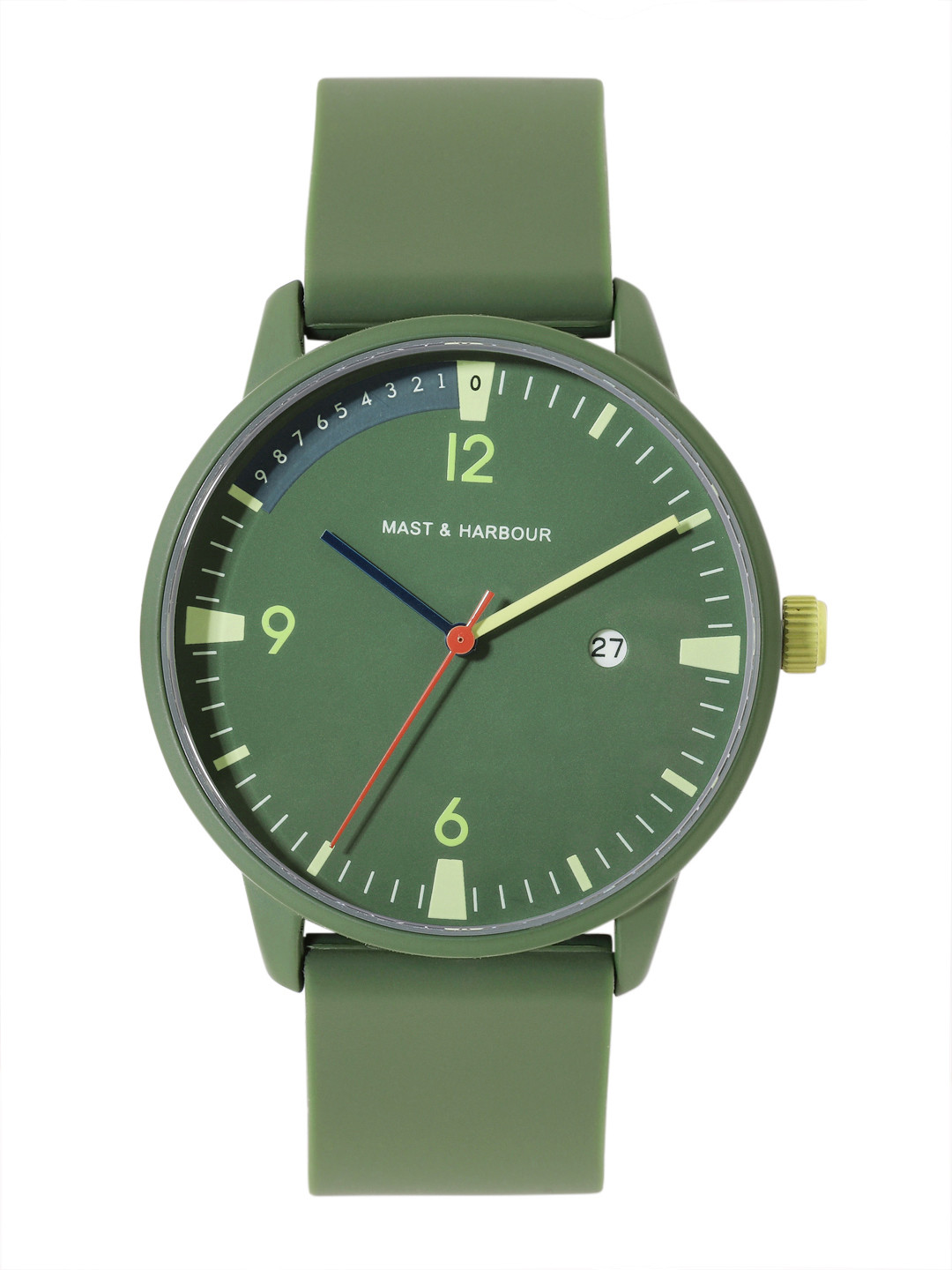 Buy Mast & Harbour Men Analogue Watch MFB PN DK2749C 02 GREEN - Watches ...