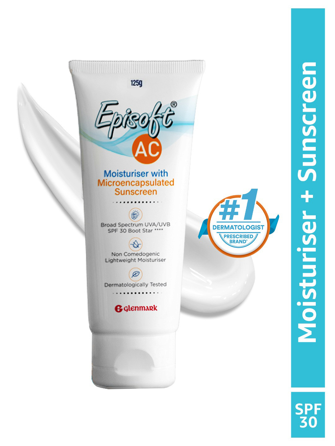 Buy Episoft SPF 30+ AC Moisturizer With Sunscreen 125 G - Face ...