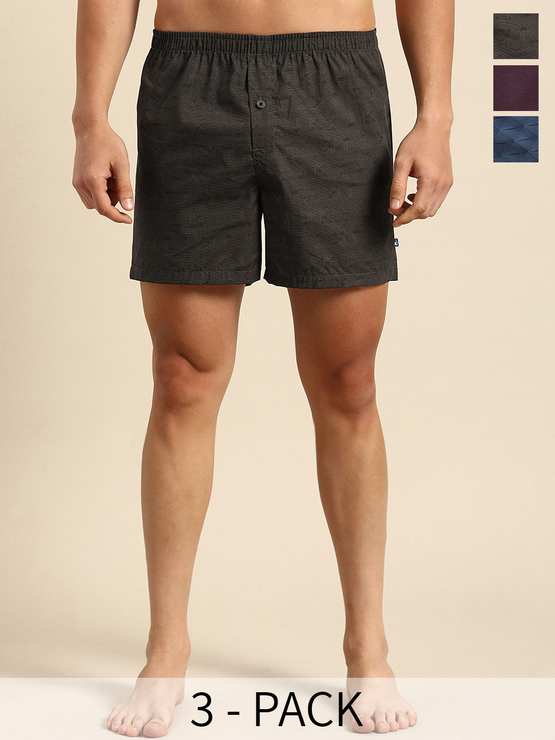 Buy Jockey Pack Of 3 Printed Pure Cotton Boxers 16400244 1 11036954 ...