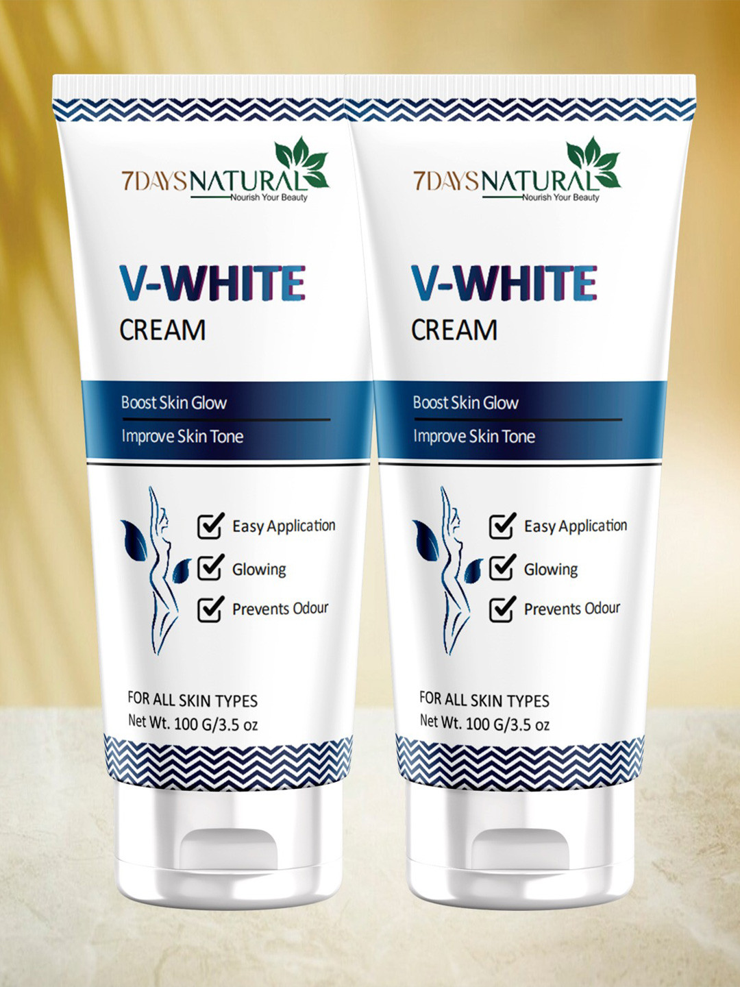 Buy 7 DAYS Set Of 2 Vagi Glow Vaginal Hygiene Intimate Whitening Cream ...