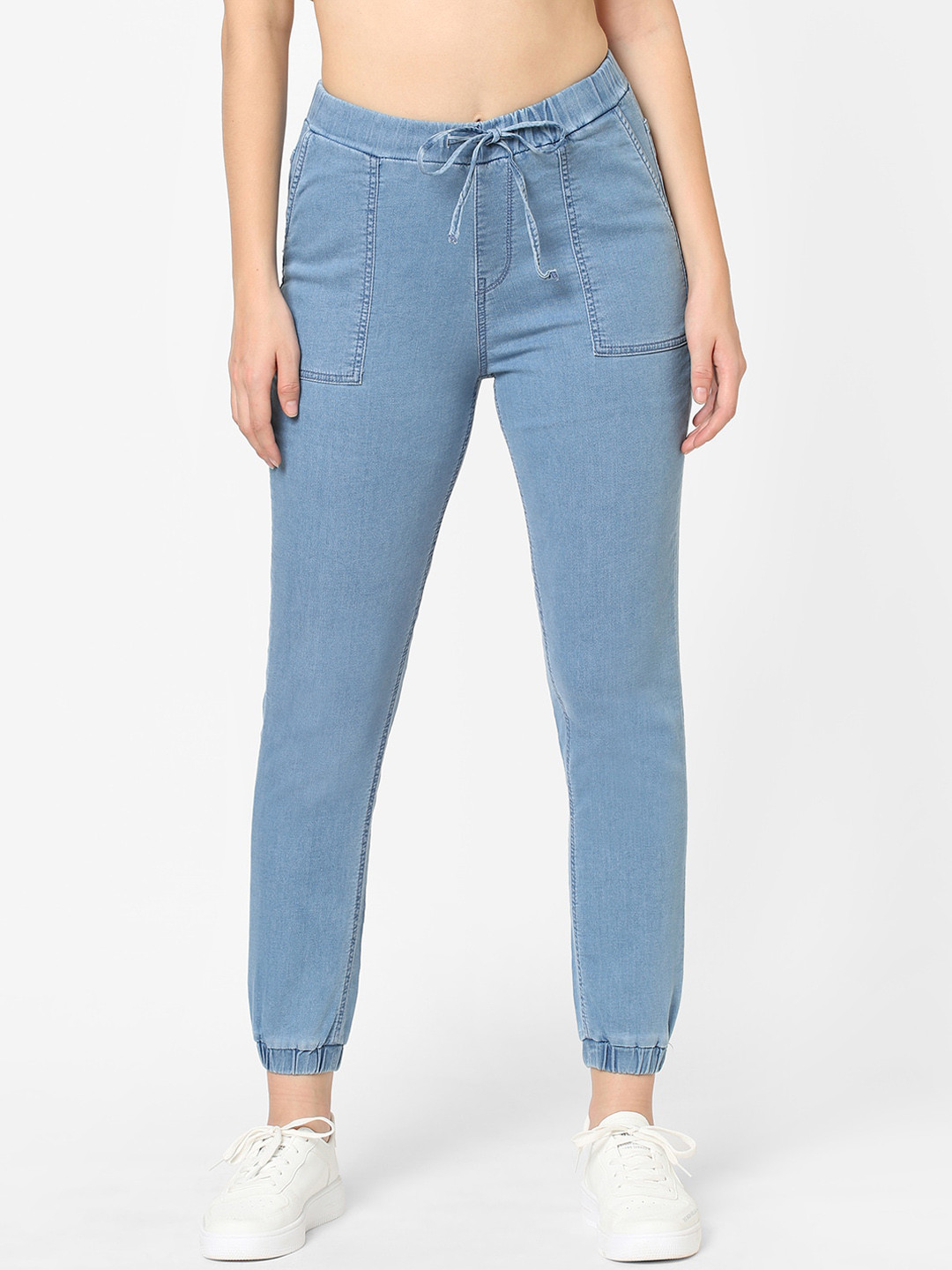 Buy Kraus Jeans Women Loose Fit High Rise Joggers Trousers - Trousers ...