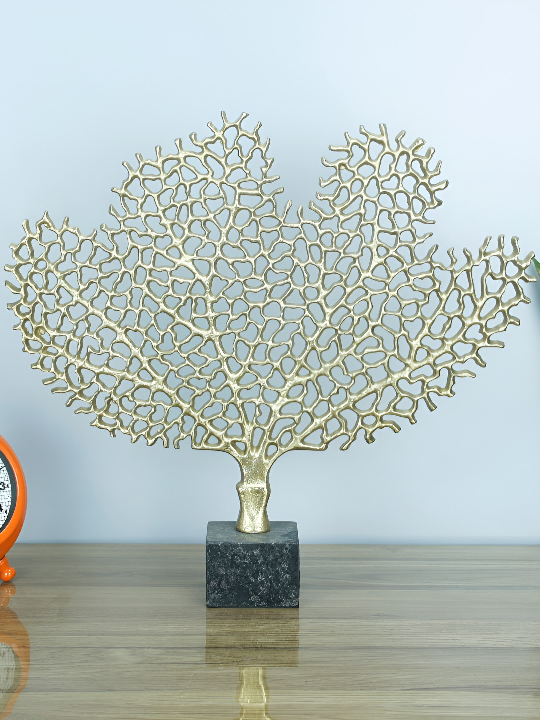 Buy Maison Modern Gold Toned Tree Sculpture Figurine Showpiece ...