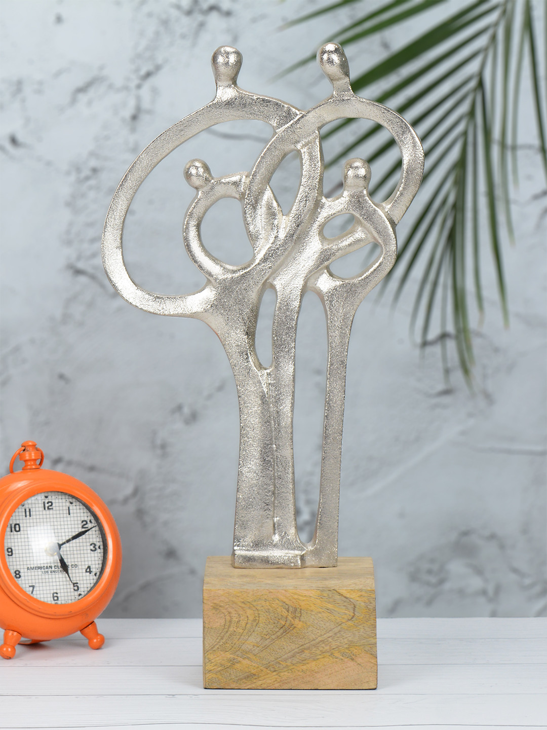 Buy Maison Modern Silver Toned Large Metal Figurine Showpiece ...