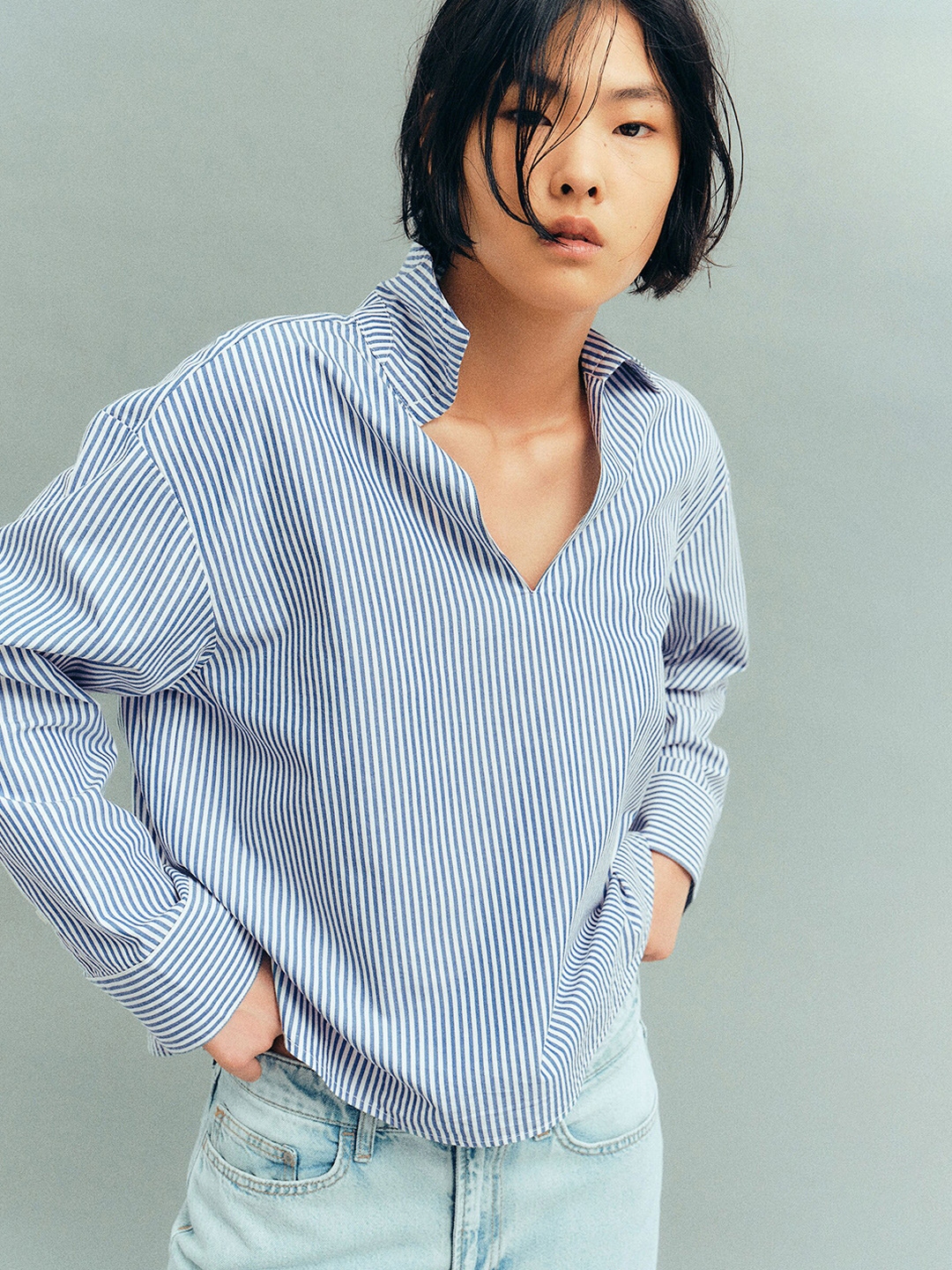Buy H&M Popover Shirt - Shirts for Women 28418732 | Myntra Buy H&M Popover Shirt - Shirts for Women 28418732 | Myntra