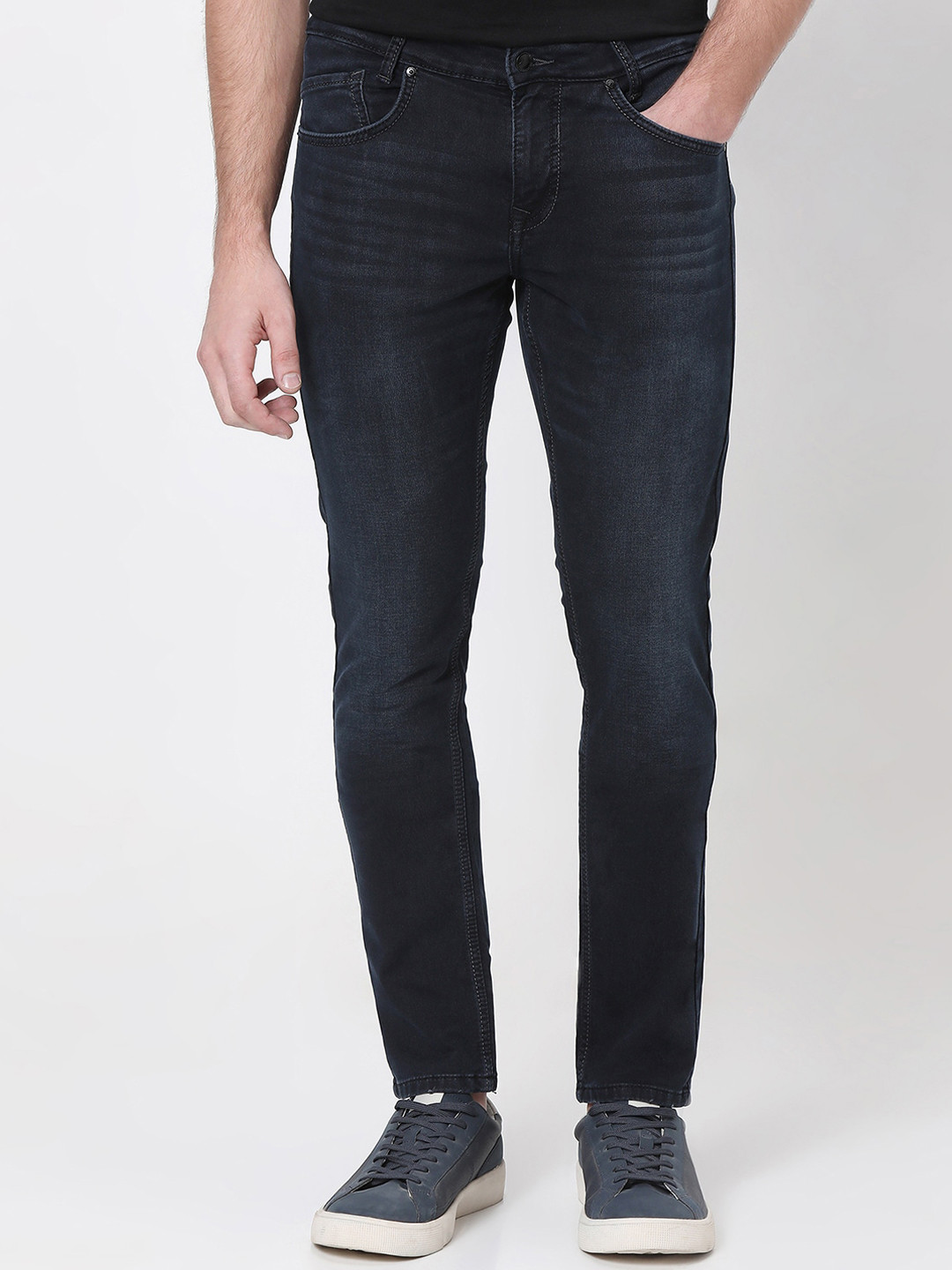 Buy Mufti Men Skinny Fit Light Fade Stretchable Jeans - Jeans for Men ...