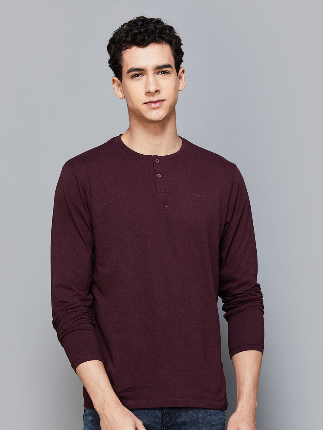 Buy Bossini Henley Neck T Shirt - Tshirts for Men 28430730 | Myntra