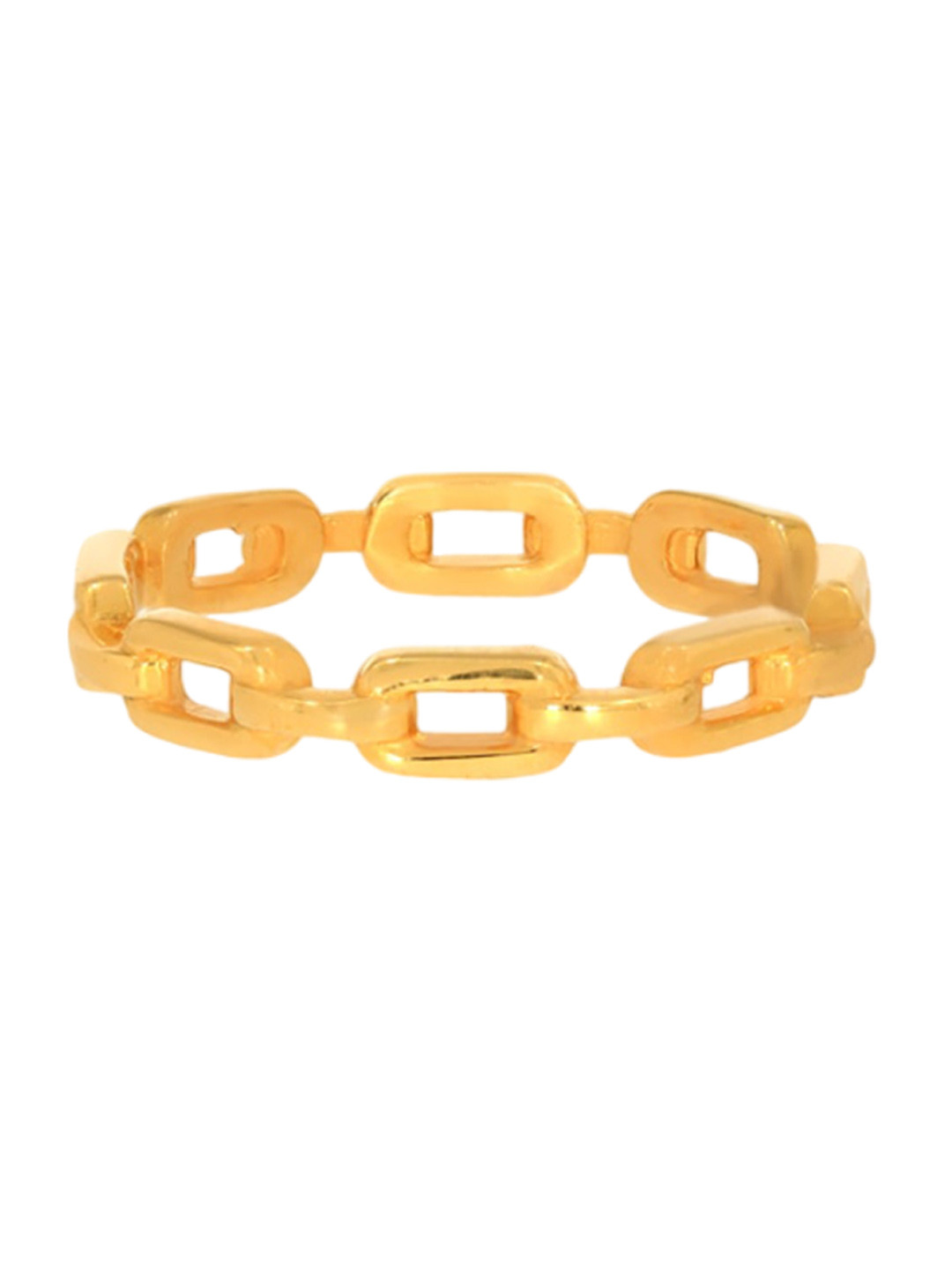 Buy BHIMA 22K Hallmark 916 Purity Yellow Gold Chain Ring - Ring Gold ...
