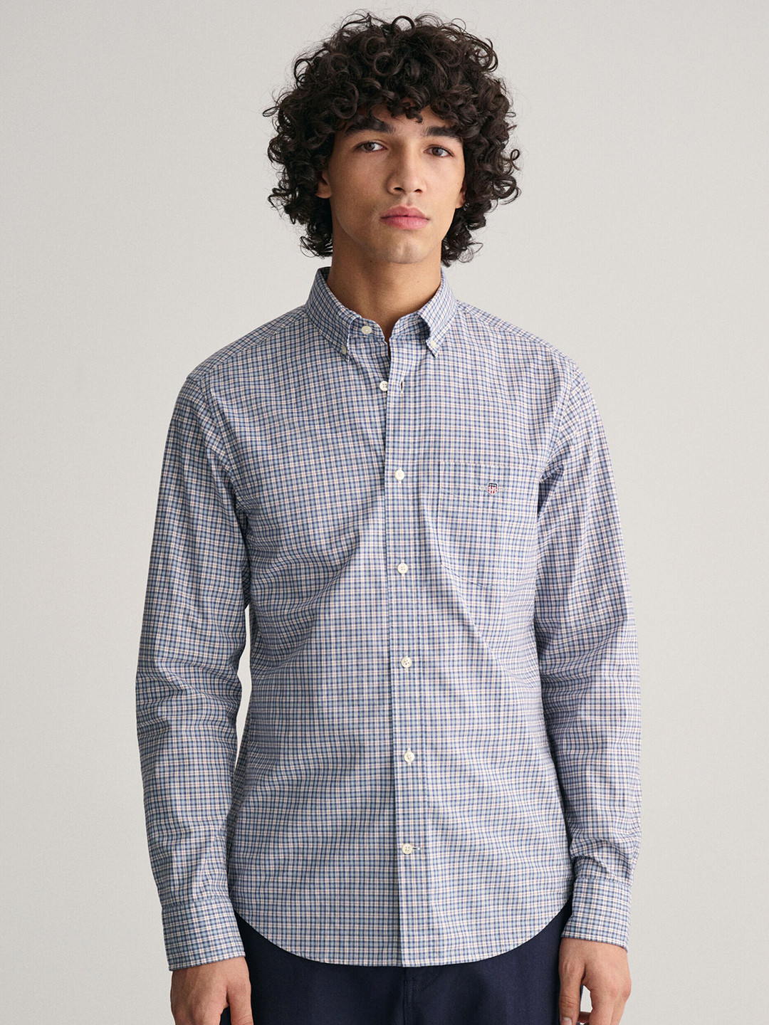 Buy GANT Check Button Down Regular Fit Shirt - Shirts for Men 28431020 ...