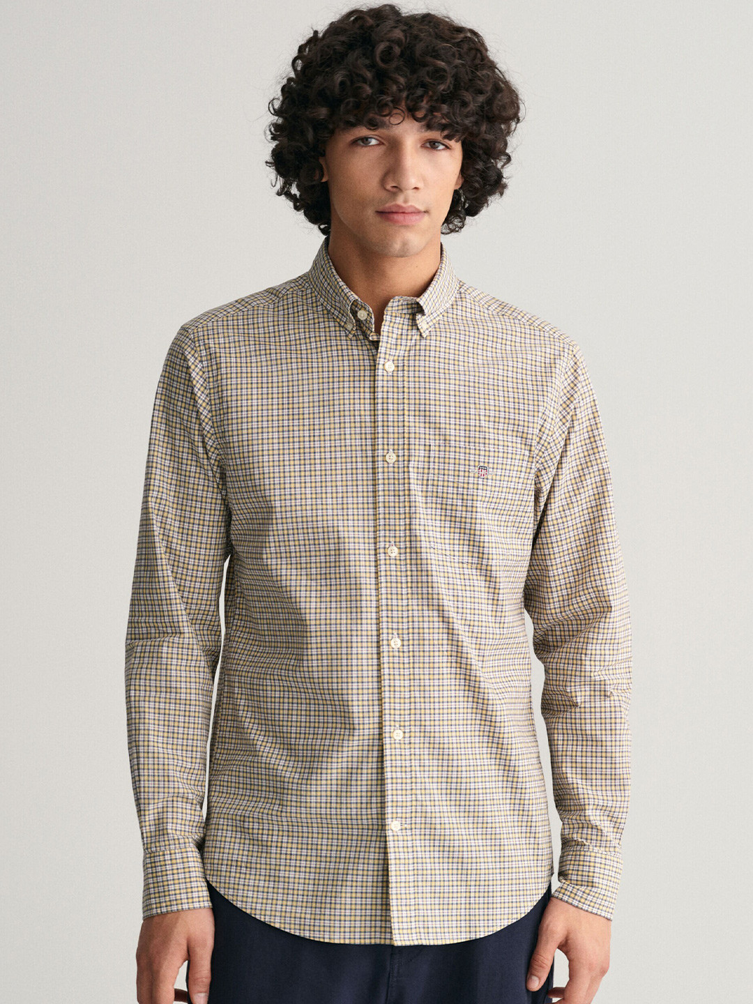 Buy GANT Check Button Down Regular Fit Shirt - Shirts for Men 28431022 ...
