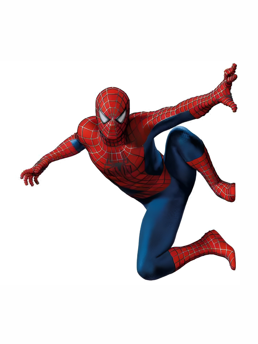 Buy Wallpics Red & Blue Cartoon Characters Printed Self Adhesive Wall ...