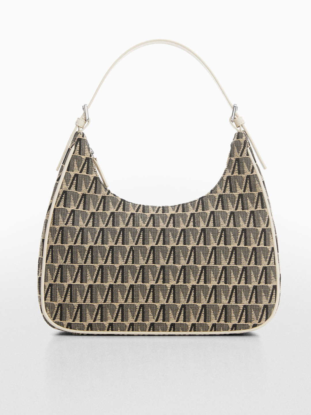 Buy MANGO Brand Logo Woven Design Baguette Bag - Handbags for Women ...